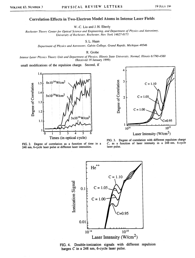 Lecture on laser - matter interactions, Uwe Thumm, Kansas State ...