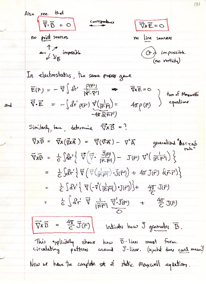 Electrodynamics I, KSU Physics