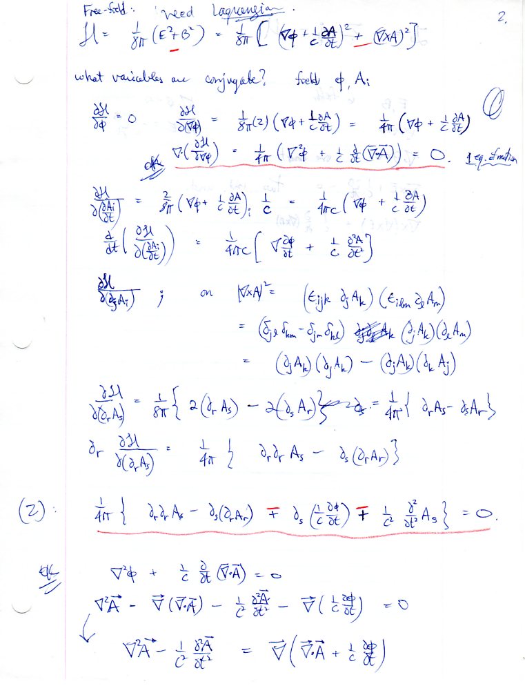 Electrodynamics I, KSU Physics