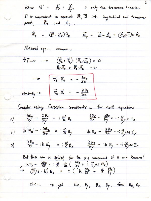 Electrodynamics II, KSU Physics