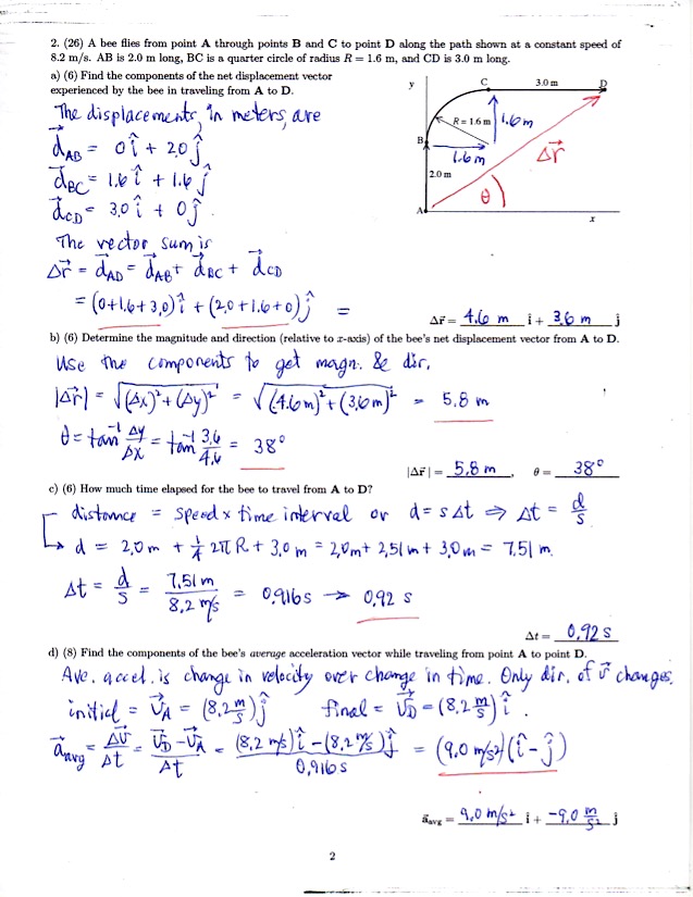 EP I Fall 2021. Exam 1 Solution EP I Fall 2021. Exam 1 Solution