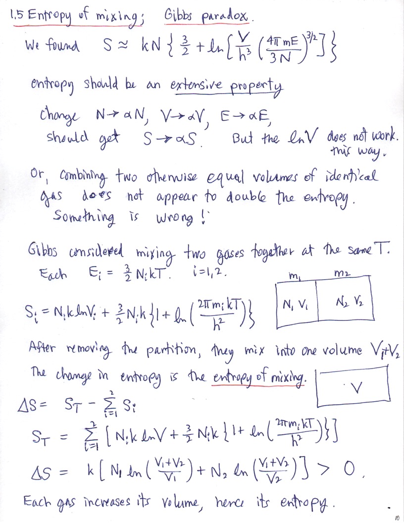 Statistical Mechanics, KSU Physics