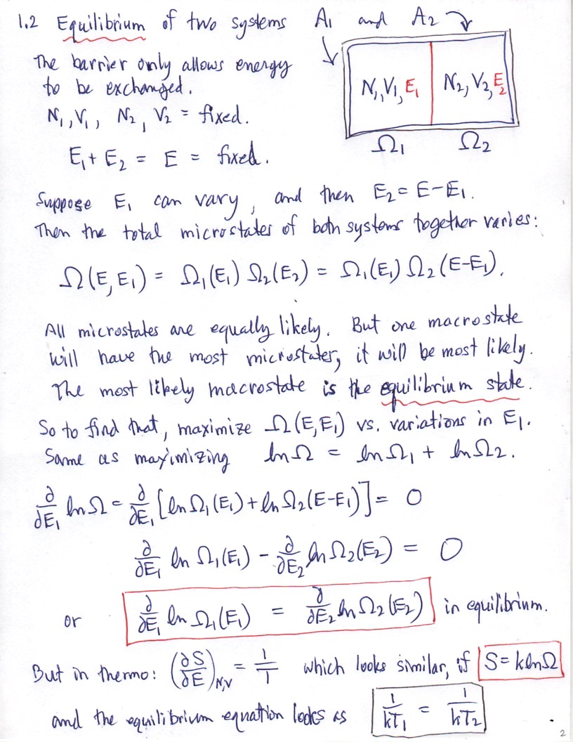 Statistical Mechanics, KSU Physics