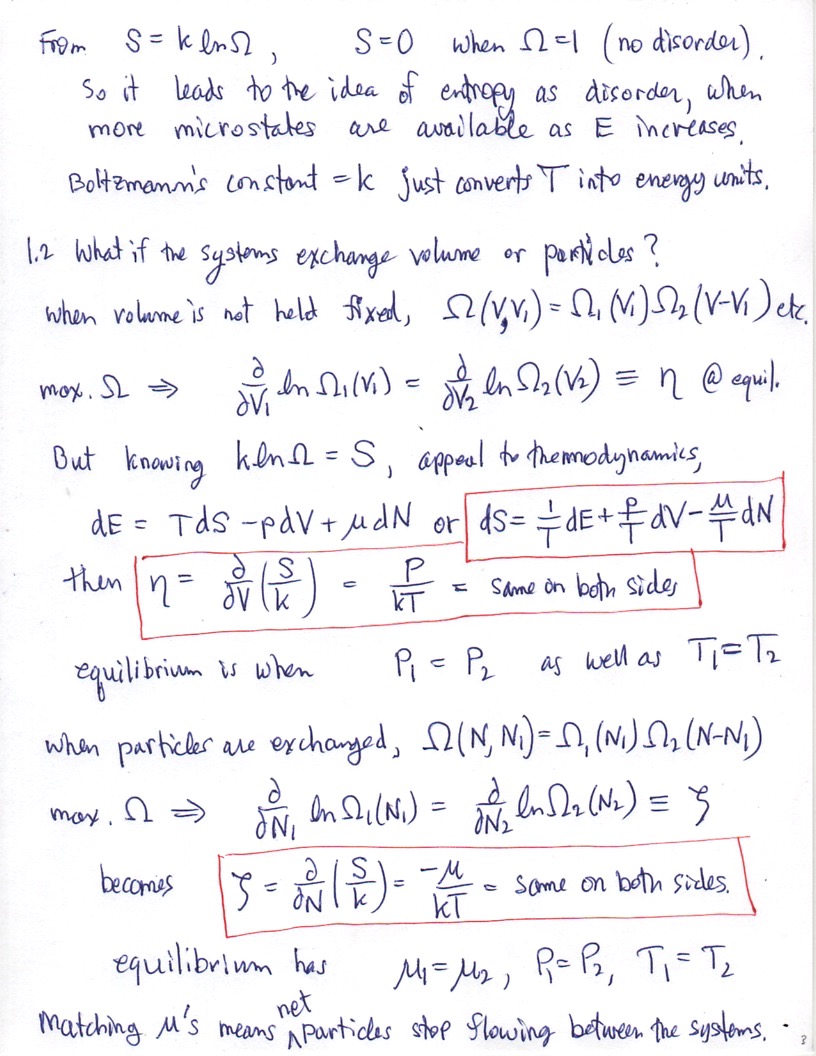 Statistical Mechanics, KSU Physics