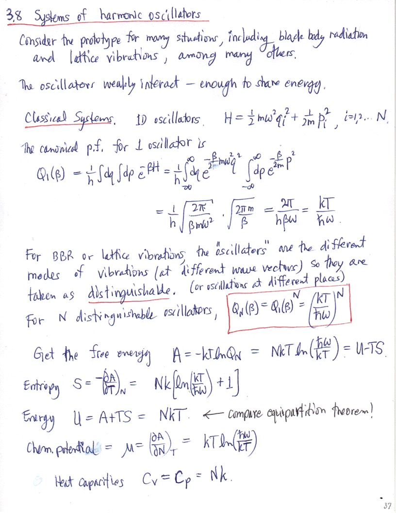Statistical Mechanics, KSU Physics