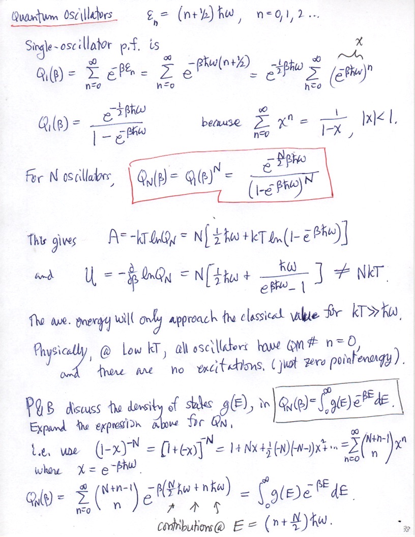 Statistical Mechanics, KSU Physics