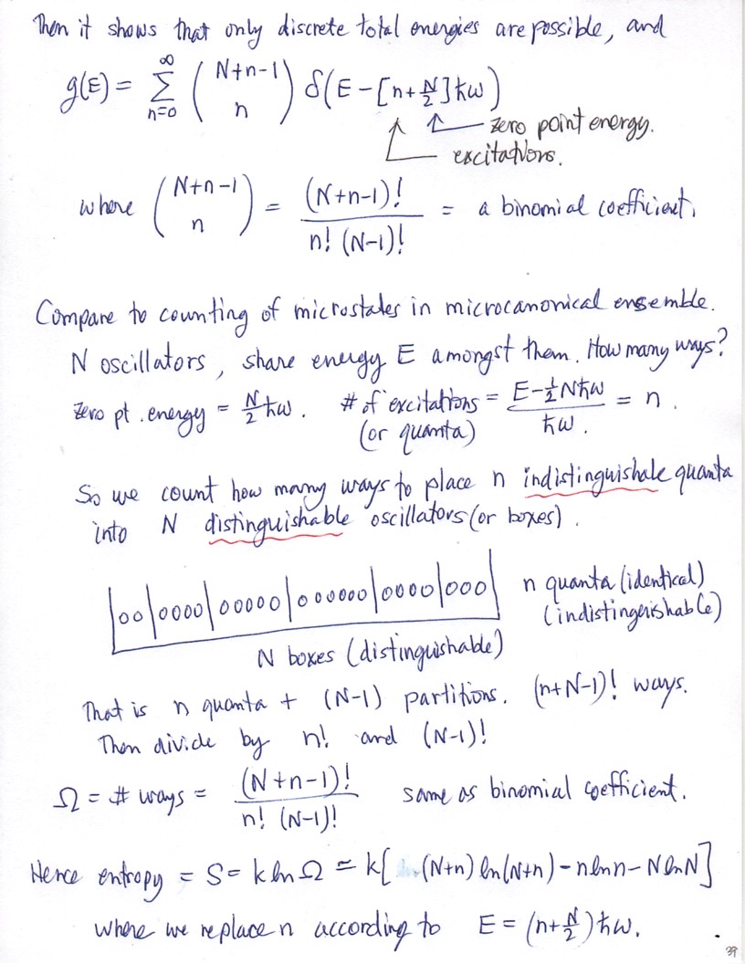 Statistical Mechanics, KSU Physics