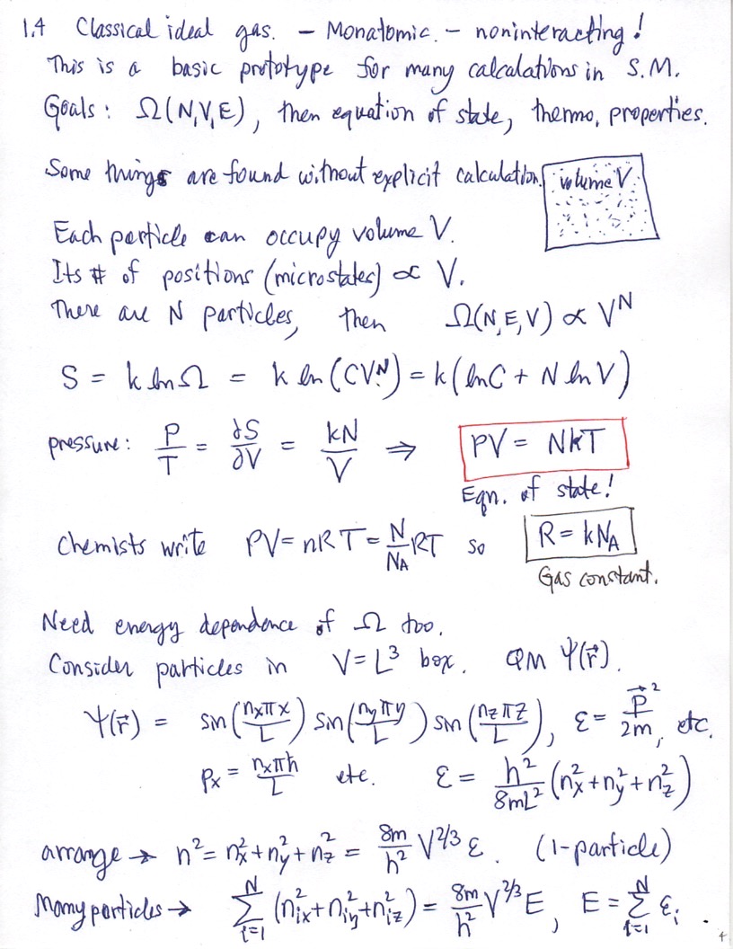 Statistical Mechanics, KSU Physics