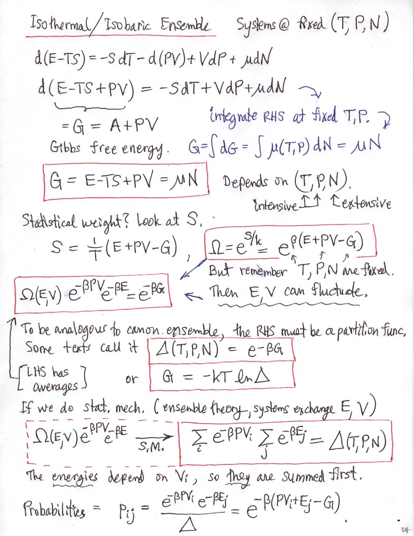 Statistical Mechanics, KSU Physics
