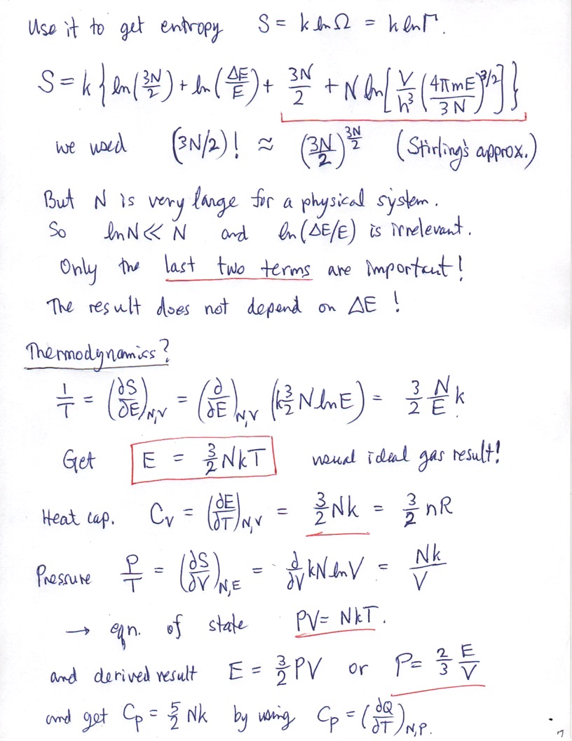 Statistical Mechanics, KSU Physics