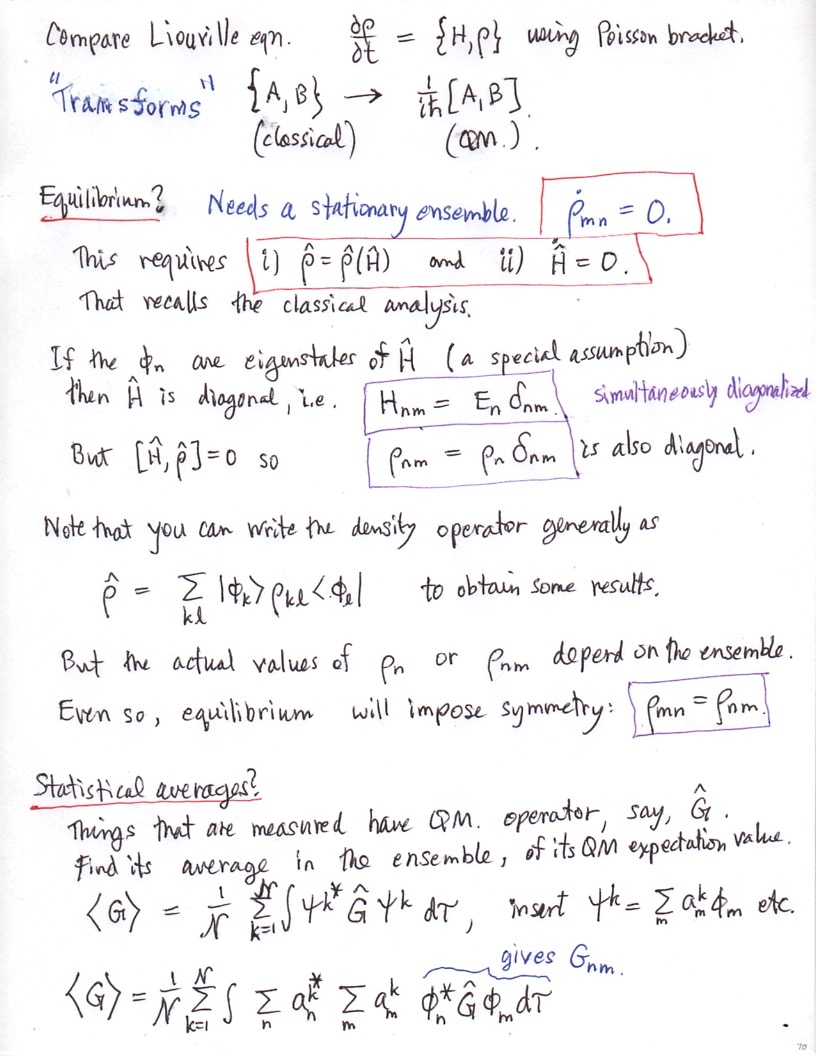 Statistical Mechanics, KSU Physics