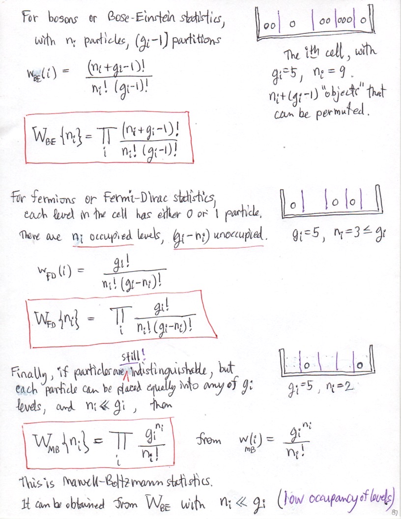 Statistical Mechanics, KSU Physics