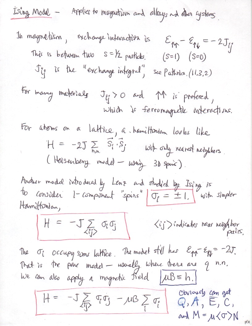 Statistical Mechanics, KSU Physics