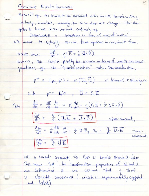 Electrodynamics II, KSU Physics