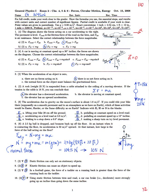GP I Fall 2008 KSU. Exam 2 Solution